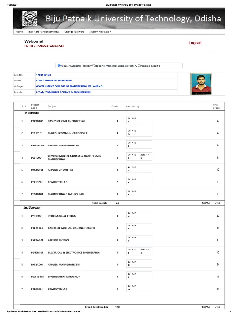 Biju Patnaik University of Technology, Odisha | PDF | Engineering | Computer Programming
