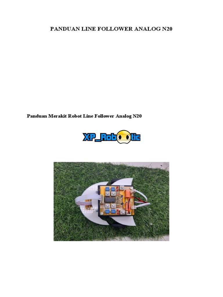 Rangkaian Line Follower 8 Sensor | PDF