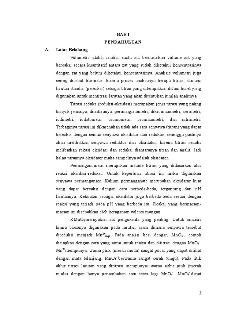 BAB Redoks Dan Pengendapan | PDF
