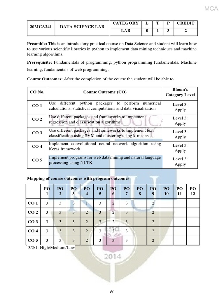 Data Science Lab Python Course | PDF | Statistical Classification | Machine Learning
