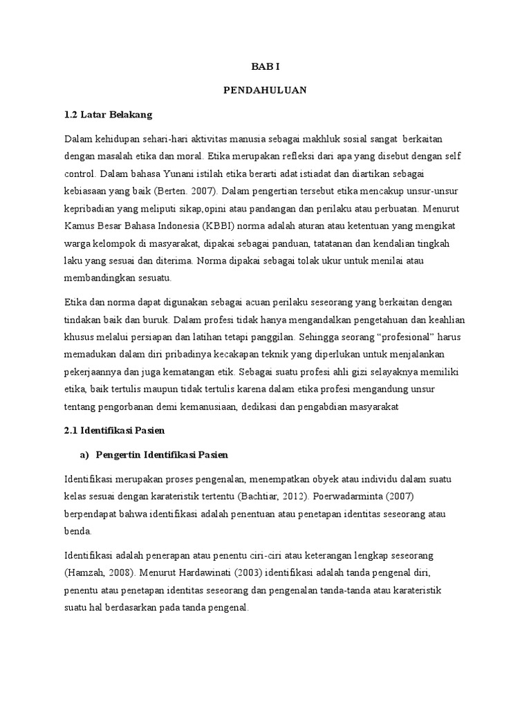 Makalah Etika Dan Norma KLP 1 Kelas A | PDF