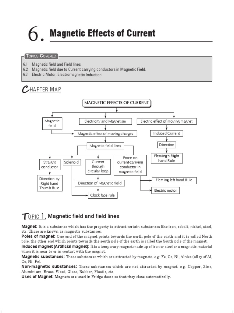 Magnetic Effect | PDF | Magnetic Field | Magnet