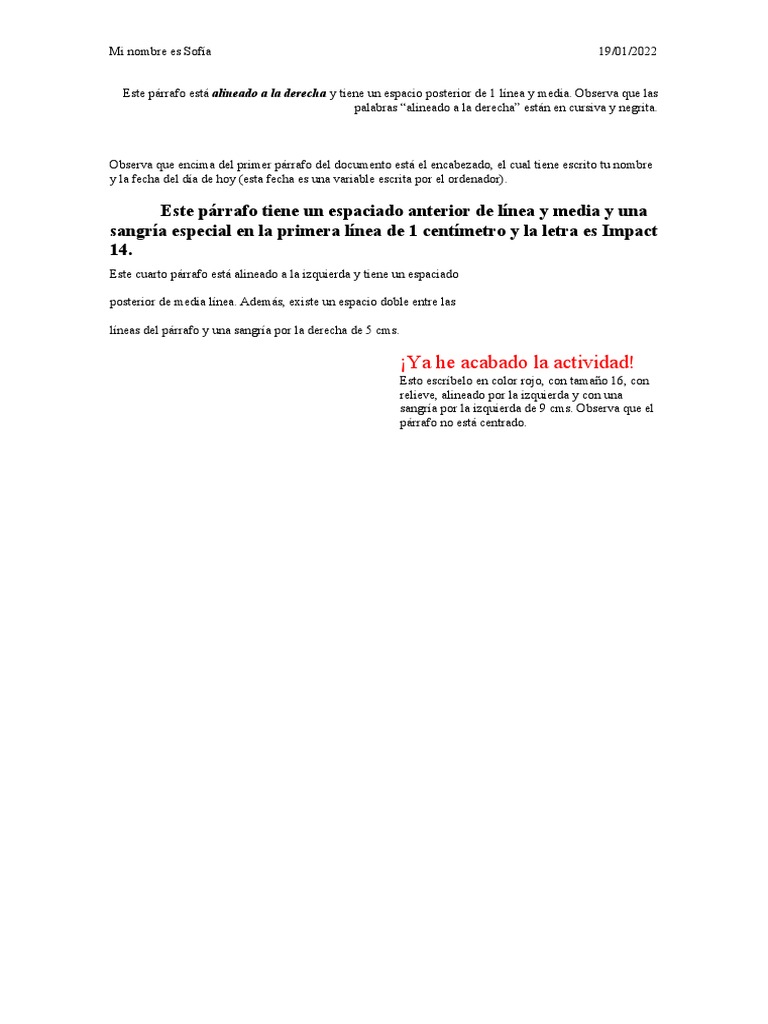 0 Repaso Formatos | PDF