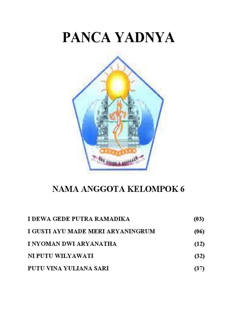 Panca Yadnya | PDF