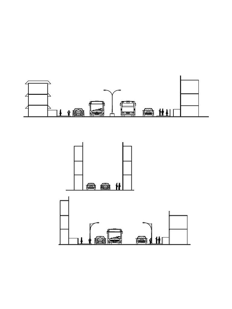 Street Sections Model | PDF