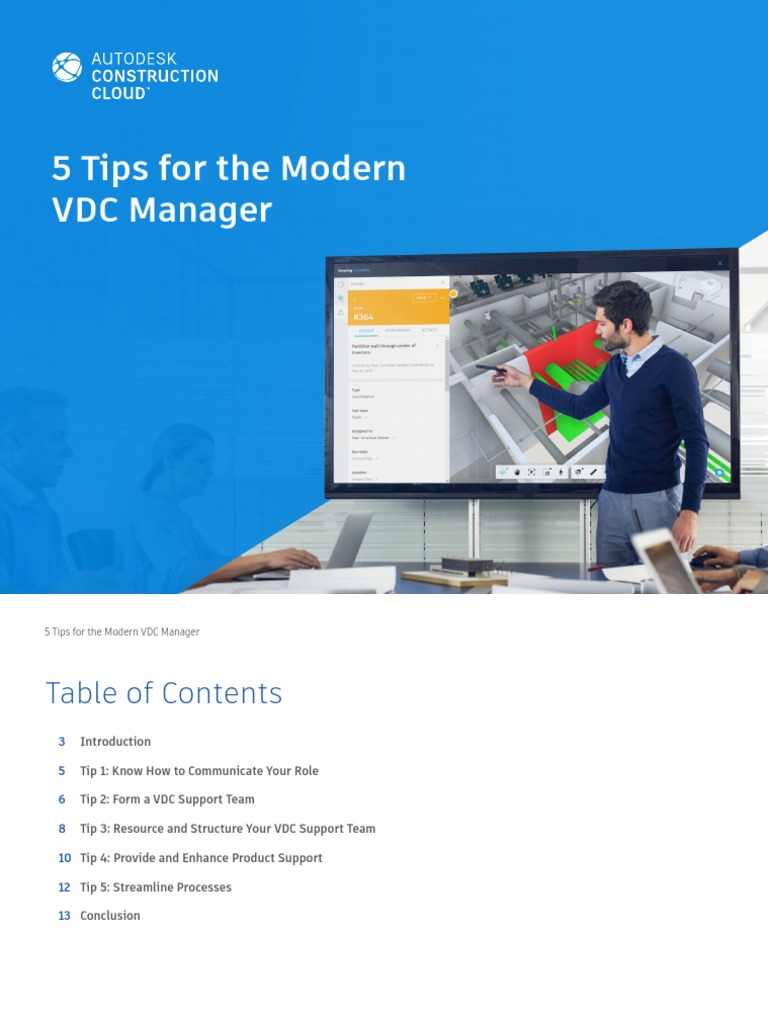 5 Tips For The Modern VDC Manager | PDF | Building Information Modeling ...