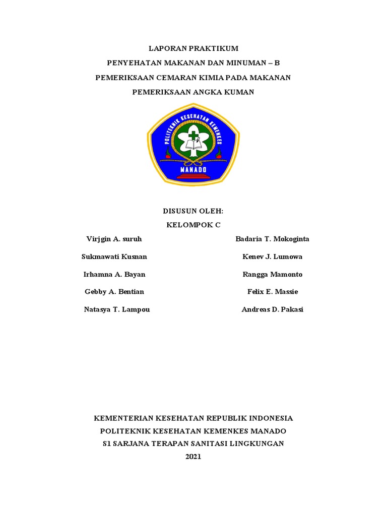 Laporan Praktikum PMM Angka Kuman | PDF