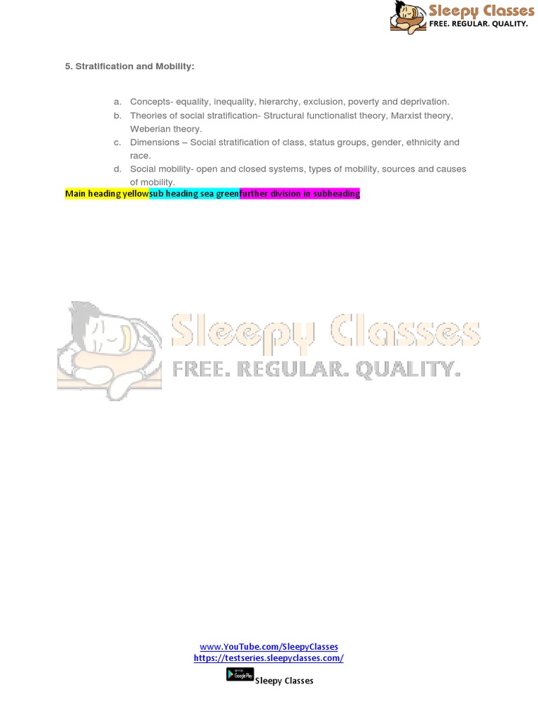 Chapter 5 STRATIFICATION | PDF | Social Equality | Social Stratification