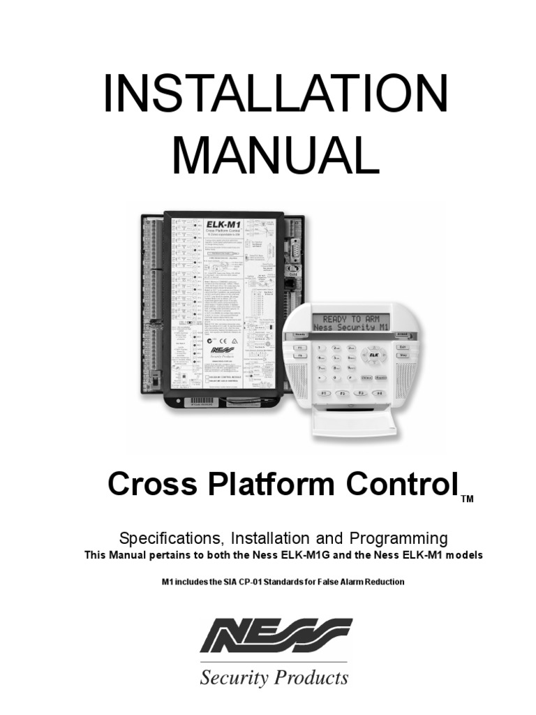 M1 Installation Manual | PDF | Security Alarm | Relay