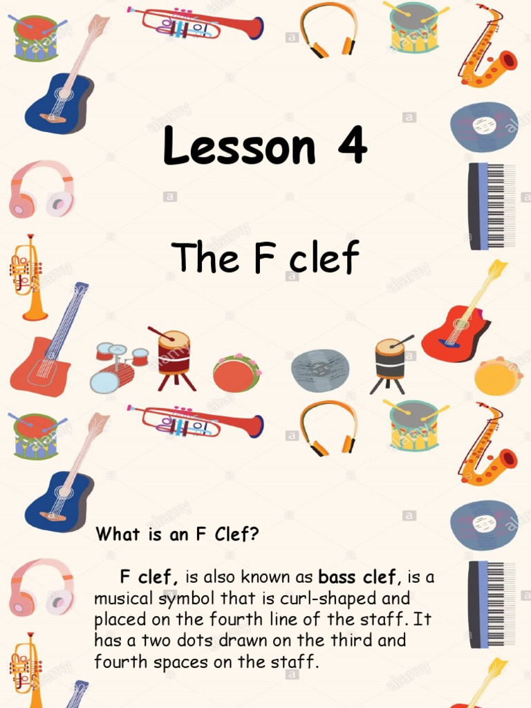 G6L4 - The F Clef | PDF