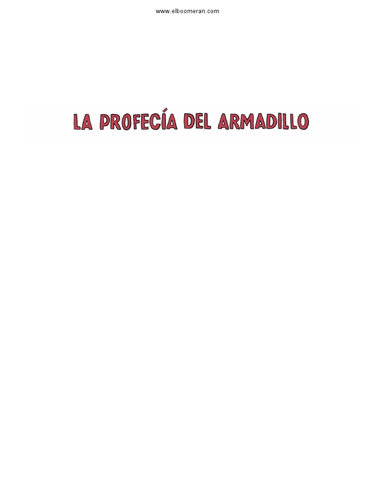 PDF Profecia Del Armadillo | PDF