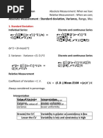 Lesson 10 Measures of Variability - Grouped Data High School | PDF ...