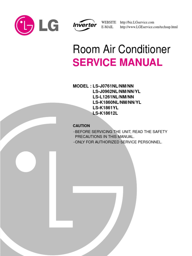 Room Air Conditioner: Service Manual | PDF | Fuzzy Logic | Relay