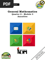 Quarter 2 - Module 2 General Mathematics | PDF | Interest | Financial ...