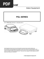 Adam Equipment Scale User Manual | PDF | Pound (Mass) | Weight