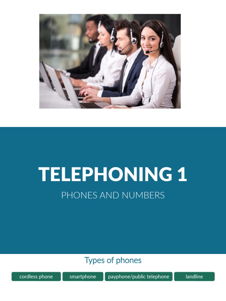 Telephoning: Types and Usage | PDF | Voicemail | Telephone