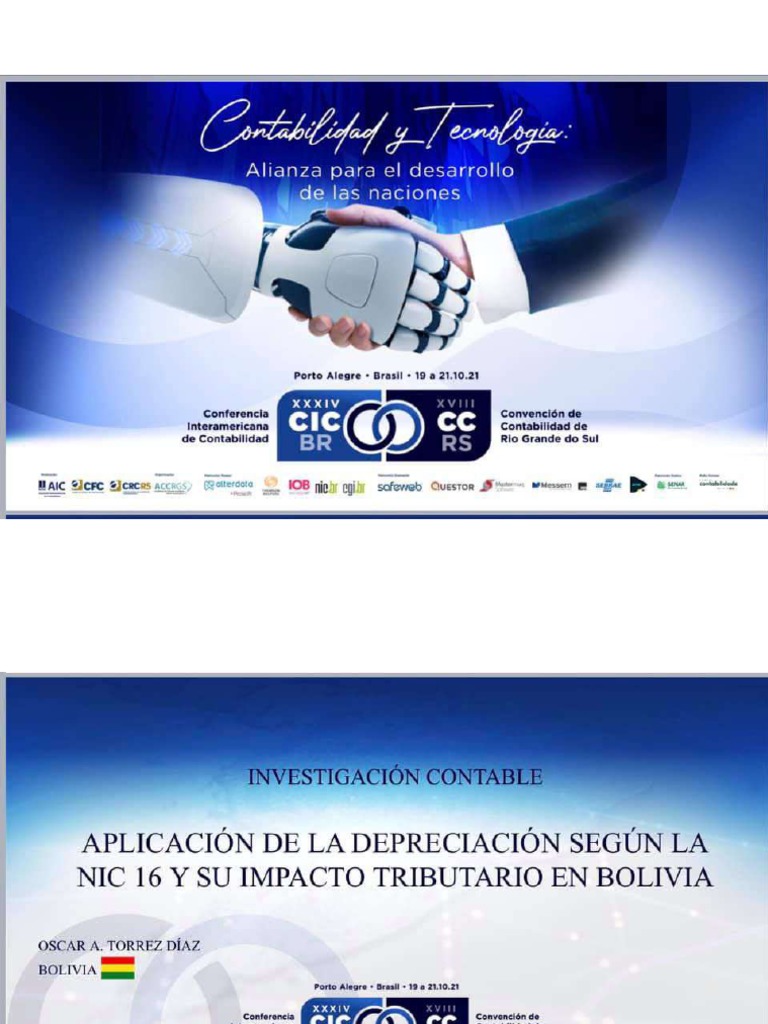 097 Apliación de La Depreciación Según NIC 16 y Su Impacto en Bolivia ...