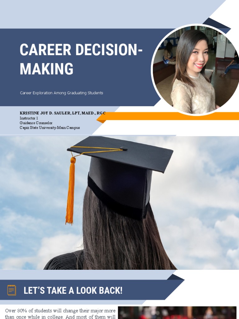 Career Exploration for Graduating Students | PDF | Decision Making ...