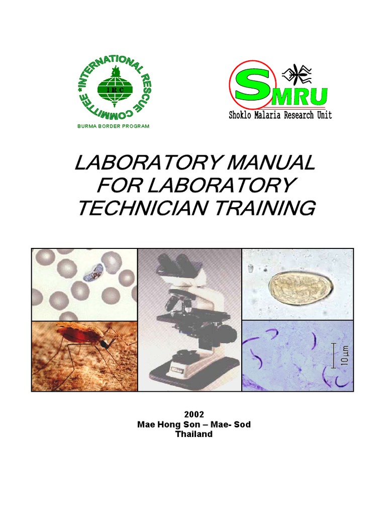 Laboratory Manual For Laboratory Technician Training: 2002 Mae Hong Son ...