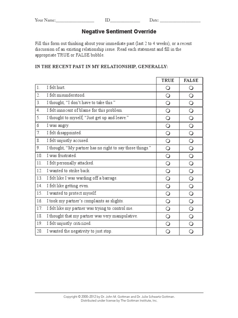 06 Assessments Negative Sentiment Override | PDF
