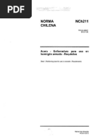 NCH 2702-2002 Cámaras de Inspección Domiciliarias | PDF | Hormigón | Alcantarillado