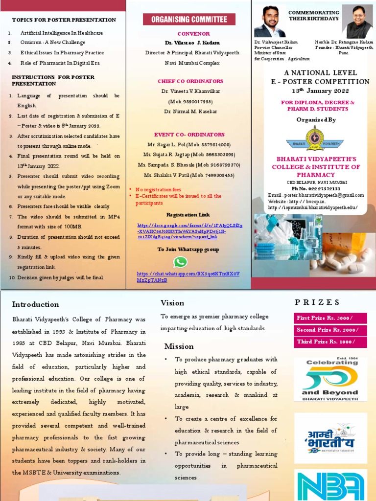 Poster Presentation Flyer | PDF | Health Care | Pharmacy