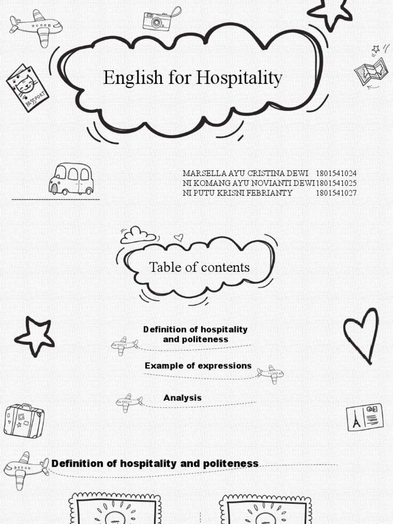 Understanding Hospitality and Politeness | PDF | Ambiguity | Human ...