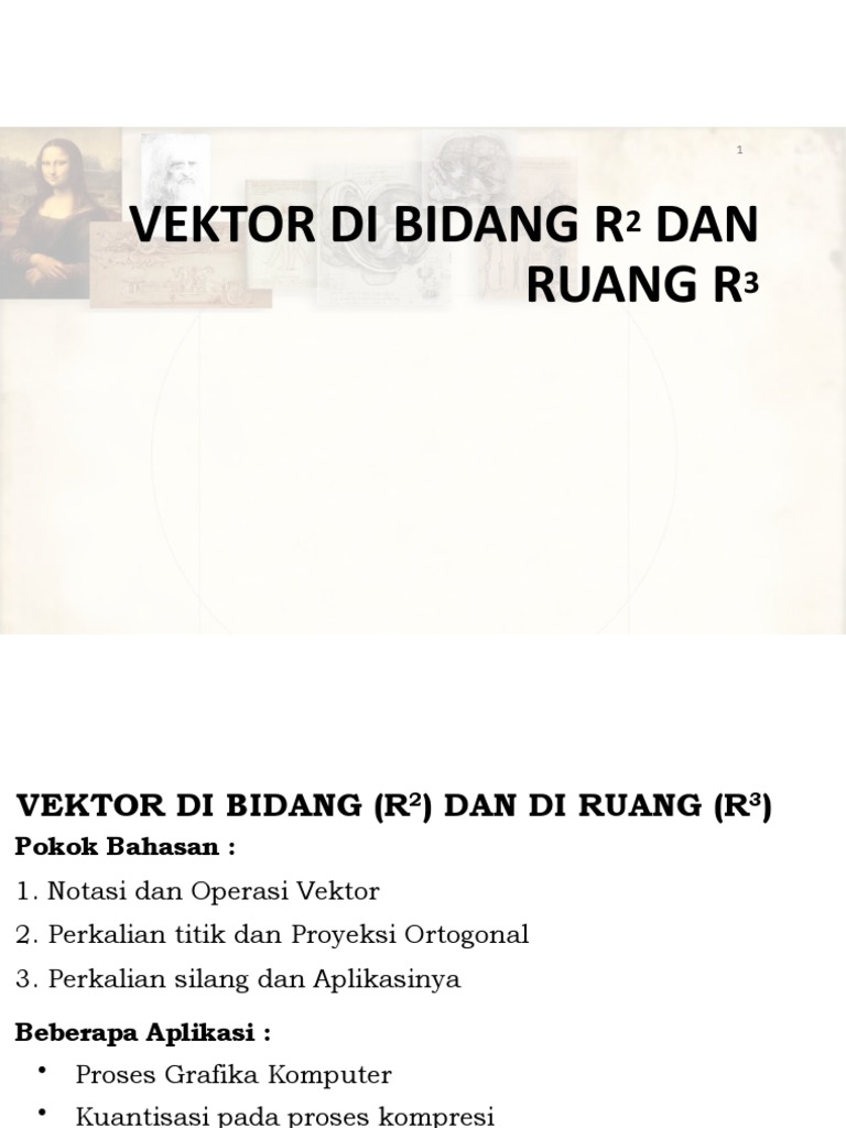 Vektor Di R2 Dan R3 | PDF