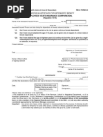 ESIC Form 37: Re-employment Certificate | PDF
