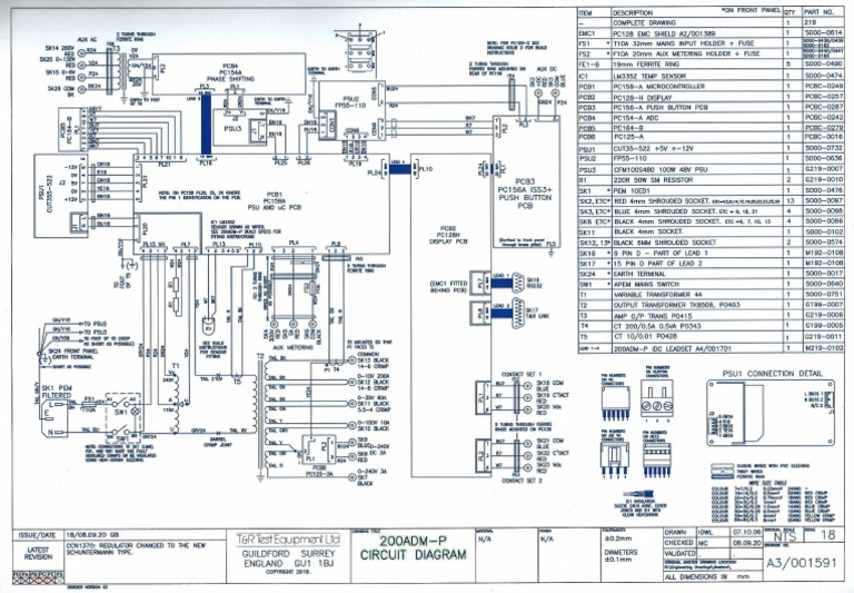 200ADM-P Circuit Diagram | PDF