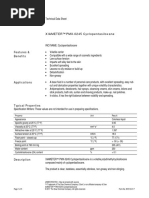Technical Data Sheet: Lorama Polysaccharide Resin | PDF | Paint | Chemistry