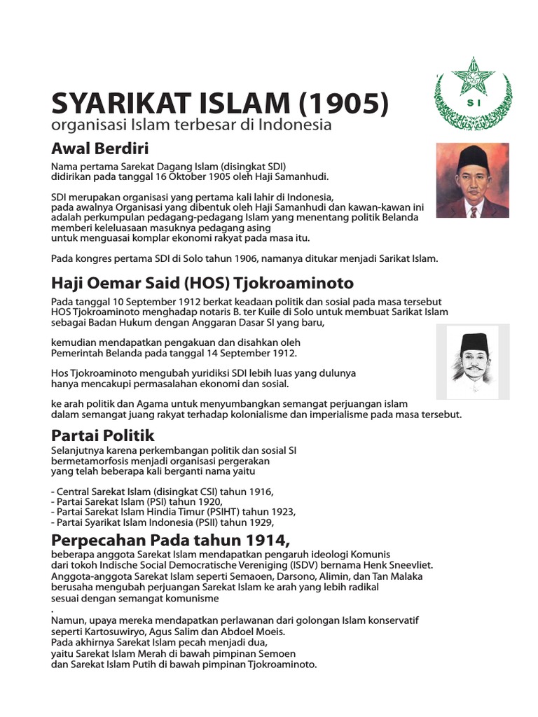 Syarikat Islam | PDF