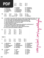 English - Advanced.vocabulary - And.structure - Practice - Key | PDF