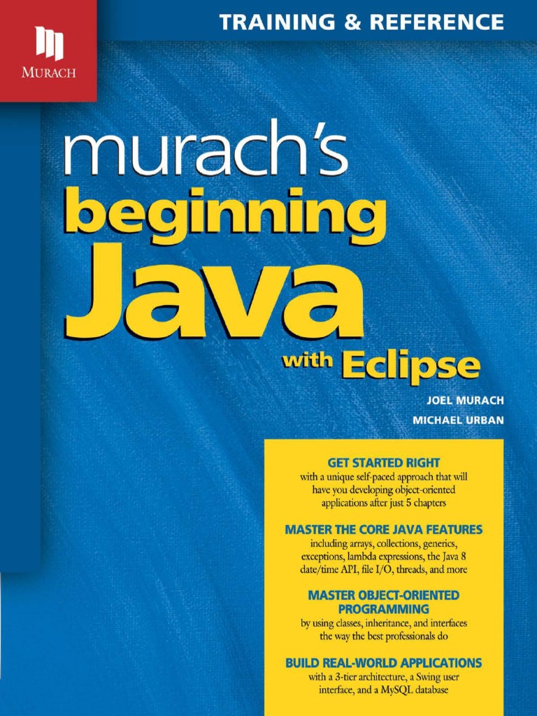 Murachs Beginning Java With Eclipse Compress | PDF | Class (Computer Programming) | Method ...