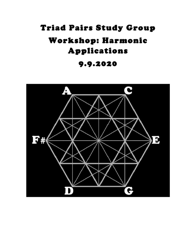 Triad Pairs Harmonic | PDF