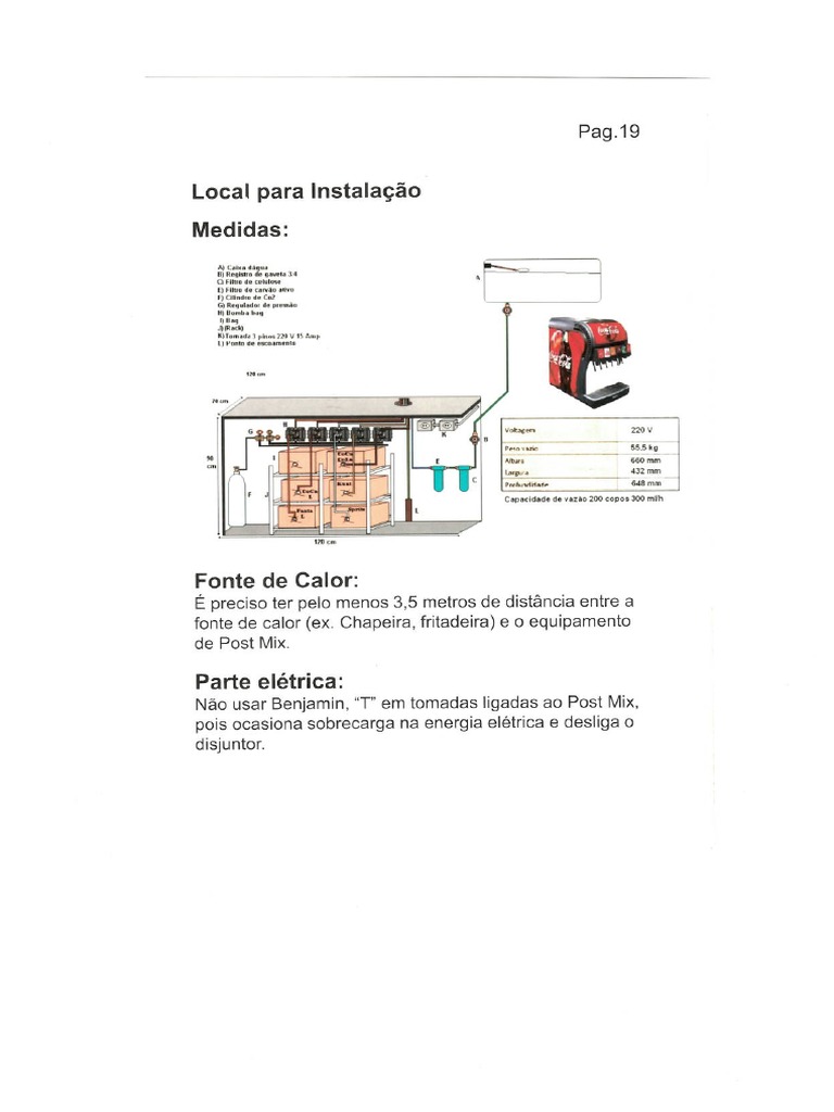 Manual Instalação - Post Mix | PDF