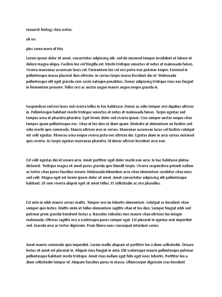 Bio Maths Notes | PDF