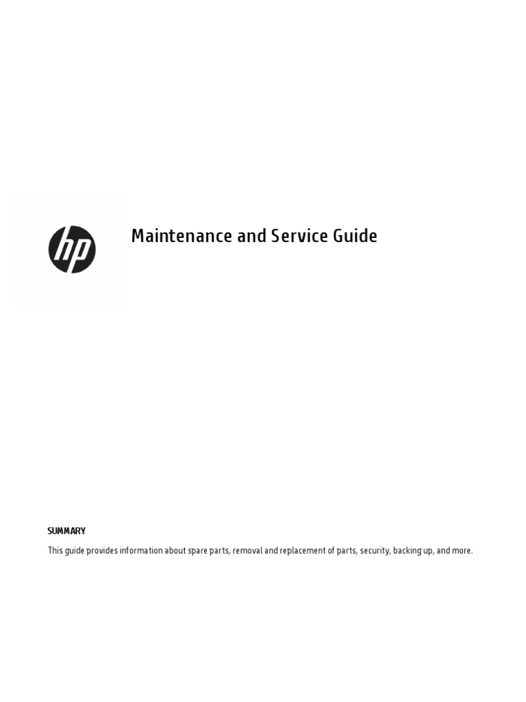Maintenance Manual | PDF | Usb | Bios