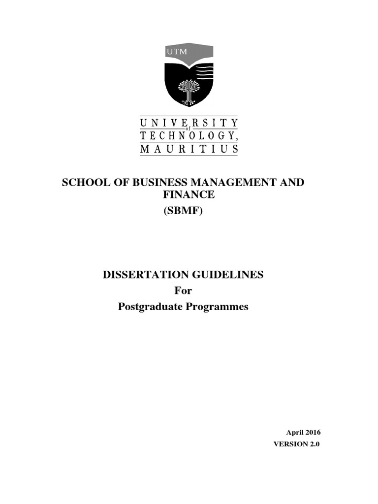Postgrad Dissertation Guide | PDF | Thesis | Postgraduate Education
