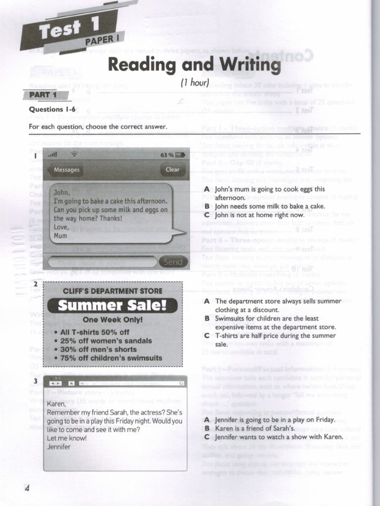Test 1 English | PDF