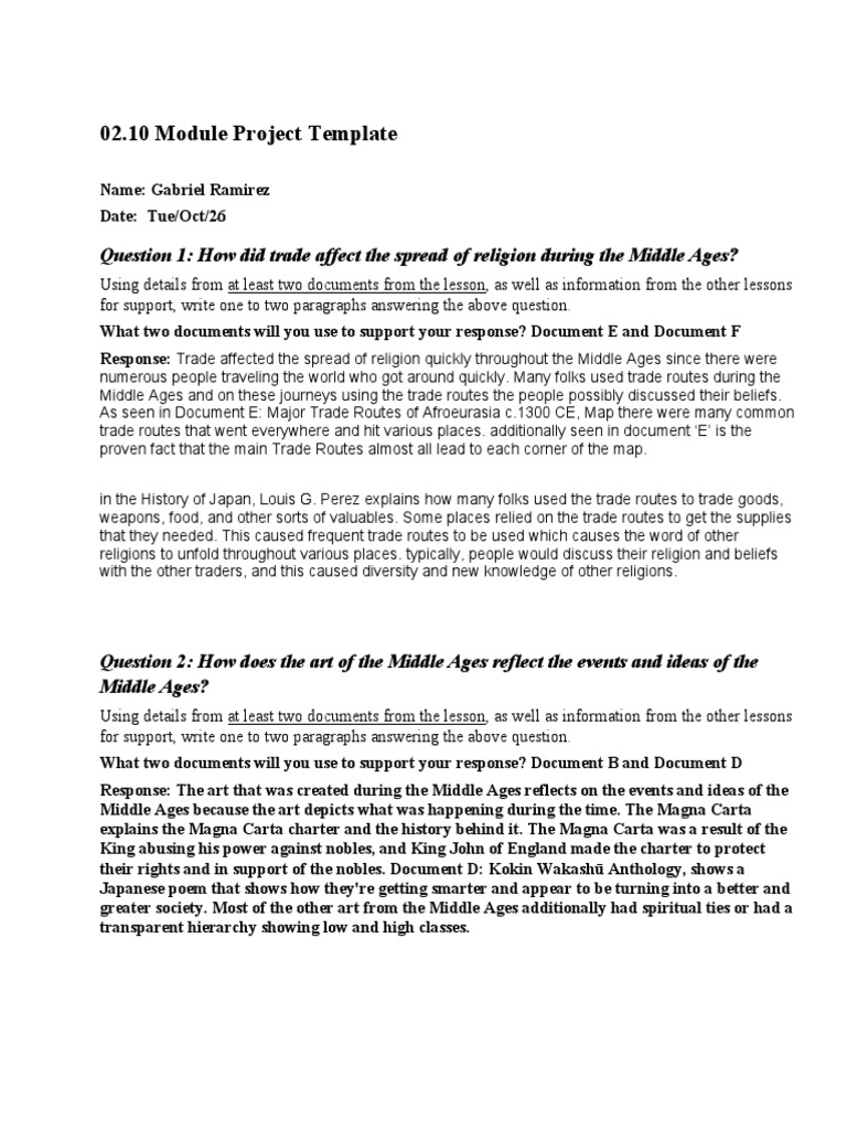 02.10 Module Project Template: Question 1: How Did Trade Affect The ...