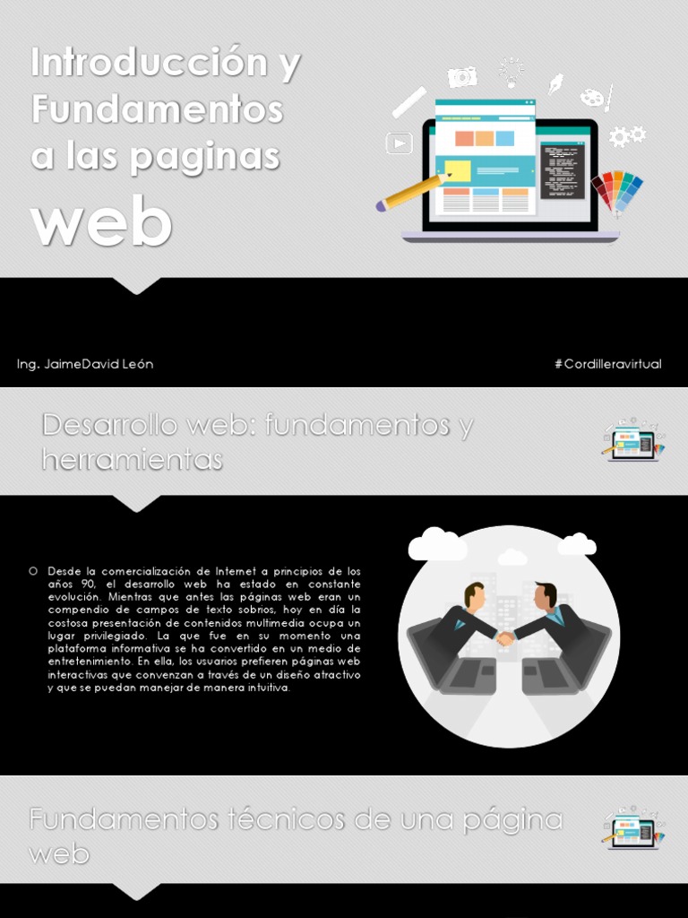 Introducción y Fundamentos A Las Paginas Web | PDF | Internet y web ...