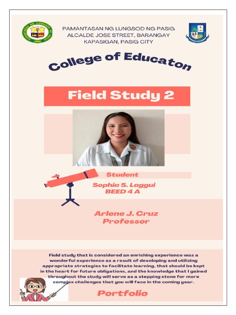 Laggui - Portfolio in FS2 | PDF | Classroom | Teachers