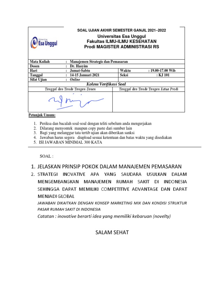 Sesi 14 - Soal UAS | PDF | Bisnis | Pengembangan Diri