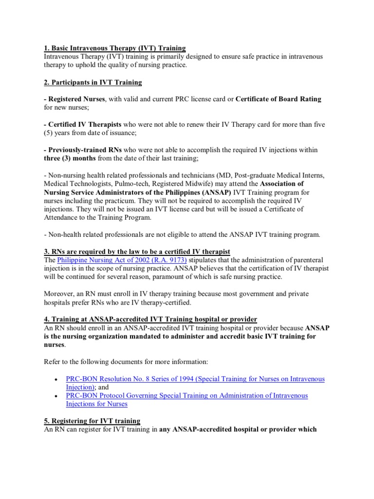 Ivt | PDF | Intravenous Therapy | Nursing