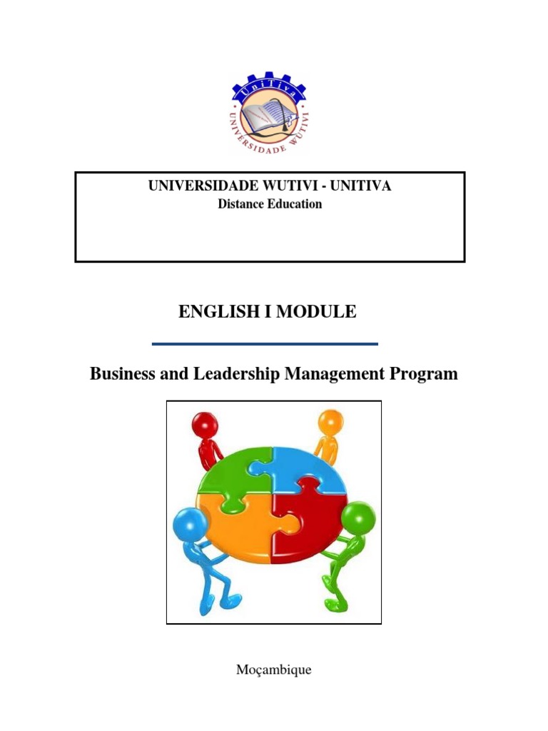 English I - Business and Leadership Management Program | PDF | Subject ...