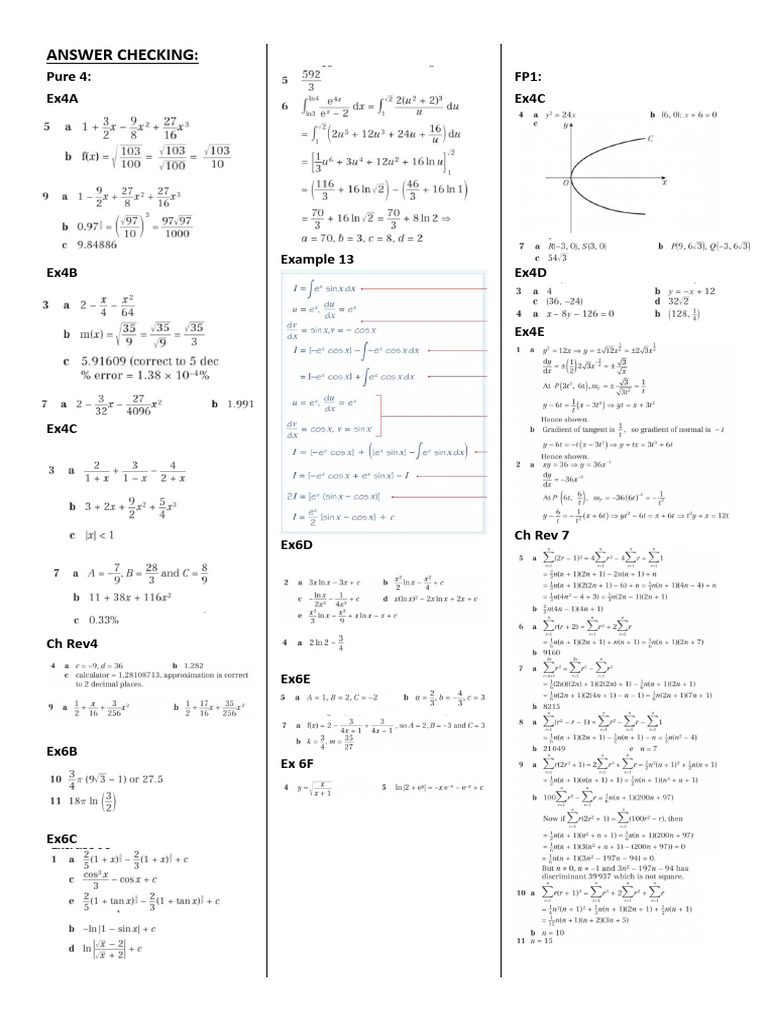 Document Layout Tracking Revisions to Chapter and Exercise Answers ...
