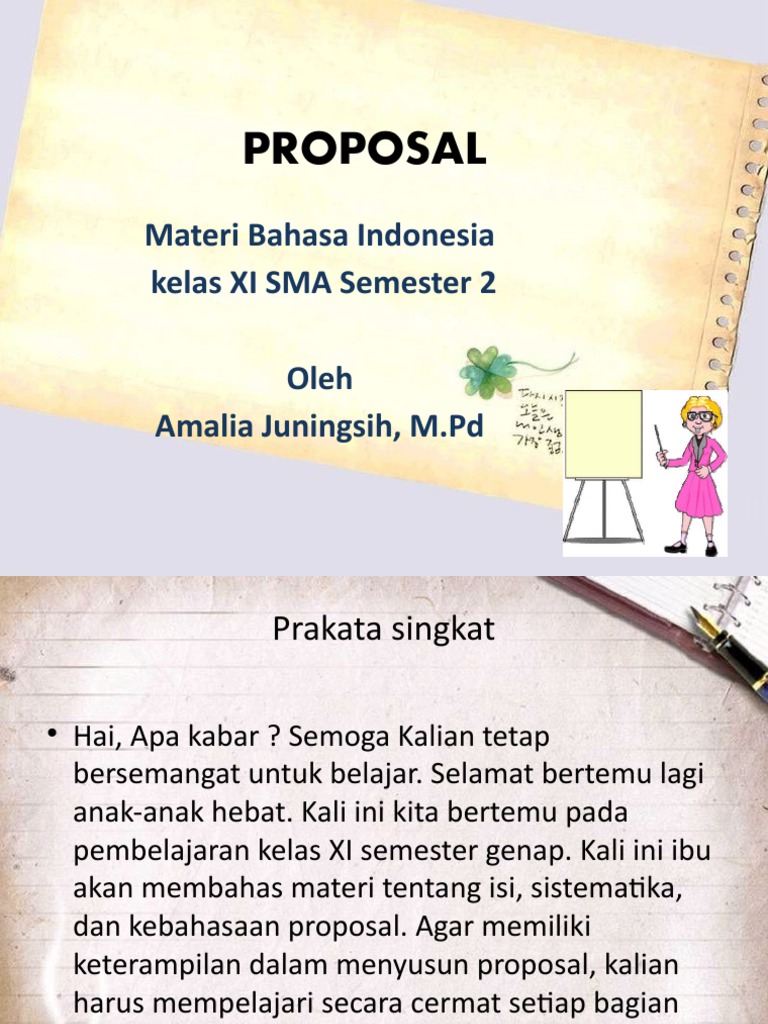 Proposal Kelas 11 Sma | PDF