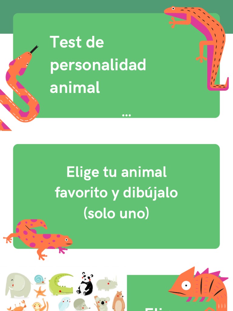 Test de Personalidad Animal | PDF