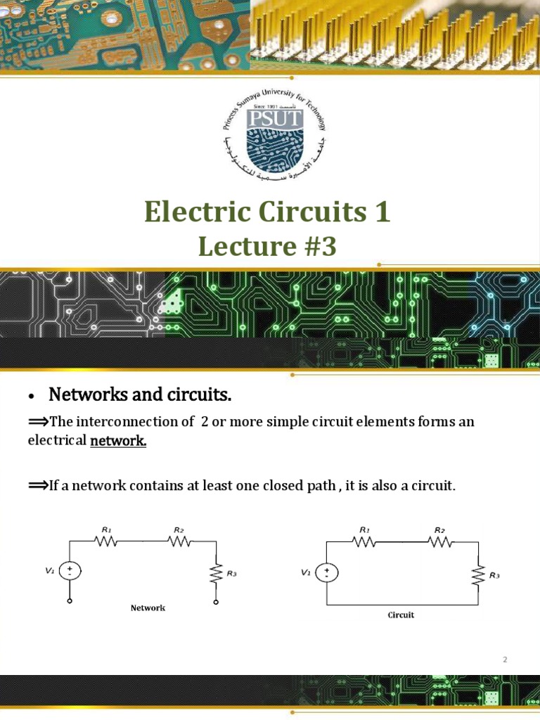 Intro to Electric Circuits | PDF | Electrical Network | Electrical ...
